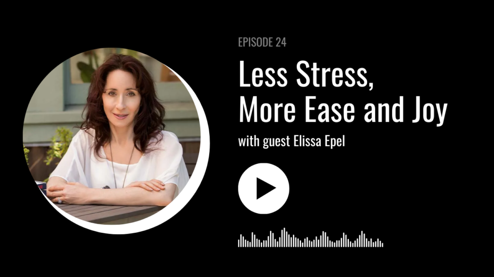 Less Stress, More Ease and Joy with Elissa Epel - Marc Lesser